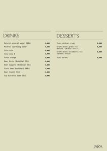 Carta - Sushi Barcelona · JARA